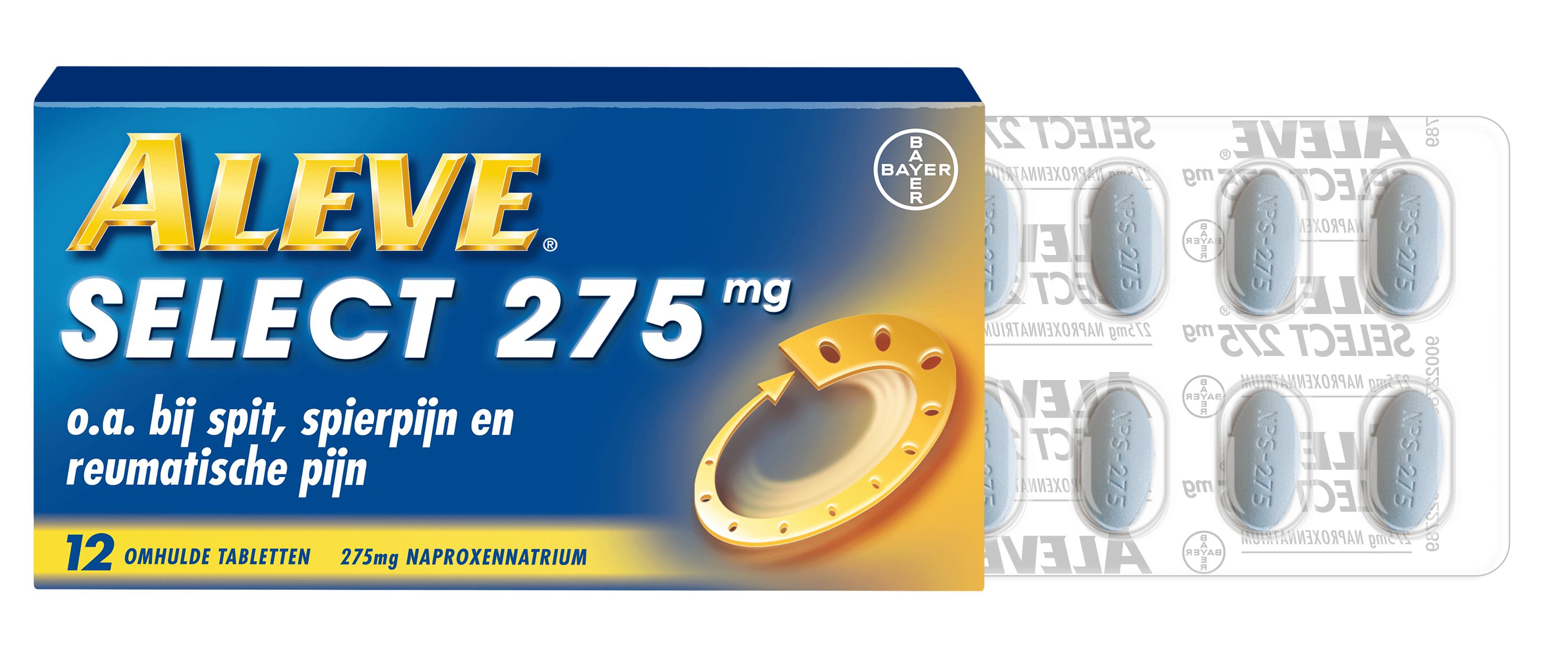 Aleve Select - tot wel 12 uur lang sterk tegen pijn